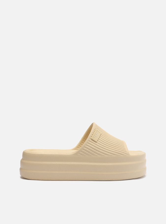 Sandália Off-White Flatform Brizza | Arezzo