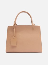 Bolsa Tote Bege Couro Wave Bella Média | Arezzo