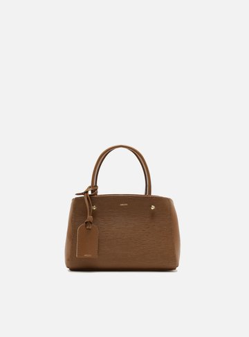 Bolsa Tote Preta Couro Bella Pequena | Arezzo