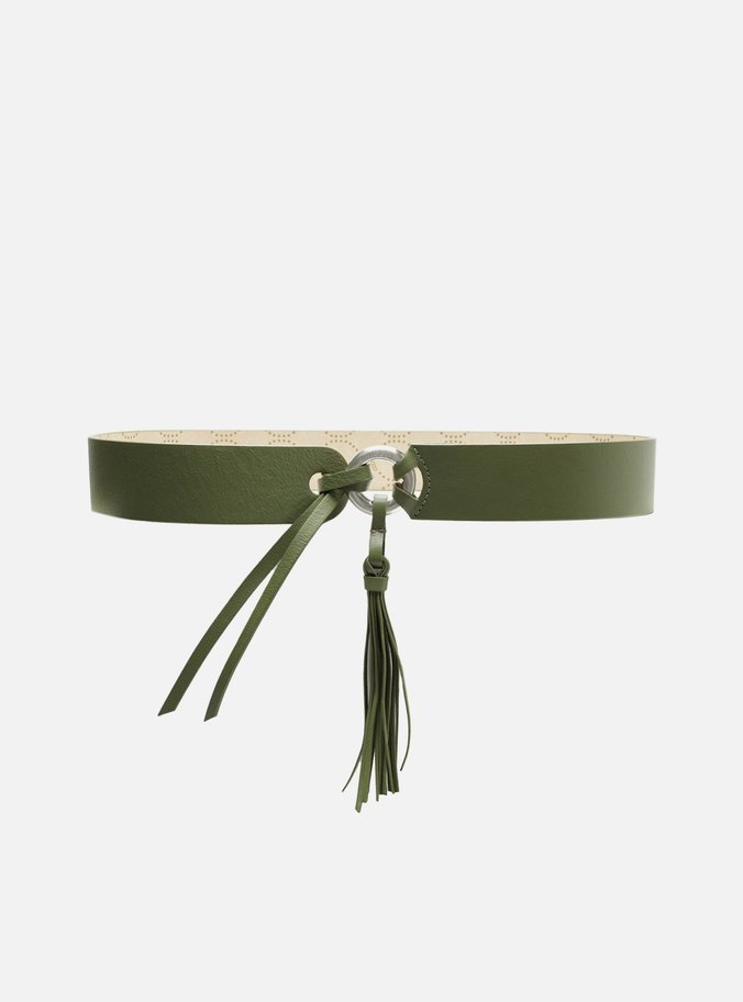Cinto Verde Couro Melina | Arezzo