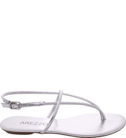 Rasteira Minimal Prata Velho | Arezzo