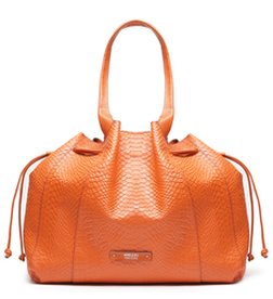 Bolsa Shopping Laranja Python Suzi Grande | Arezzo